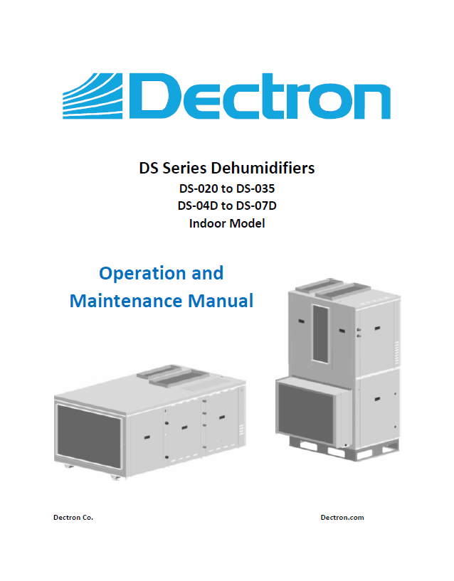 O & M / Installation Manuals - Dectron