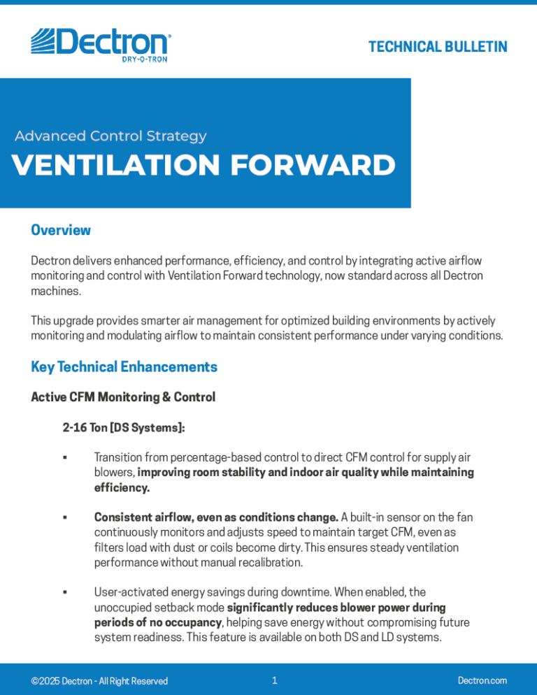 Dry-O-Tron LD/LEEDeR - Dectron